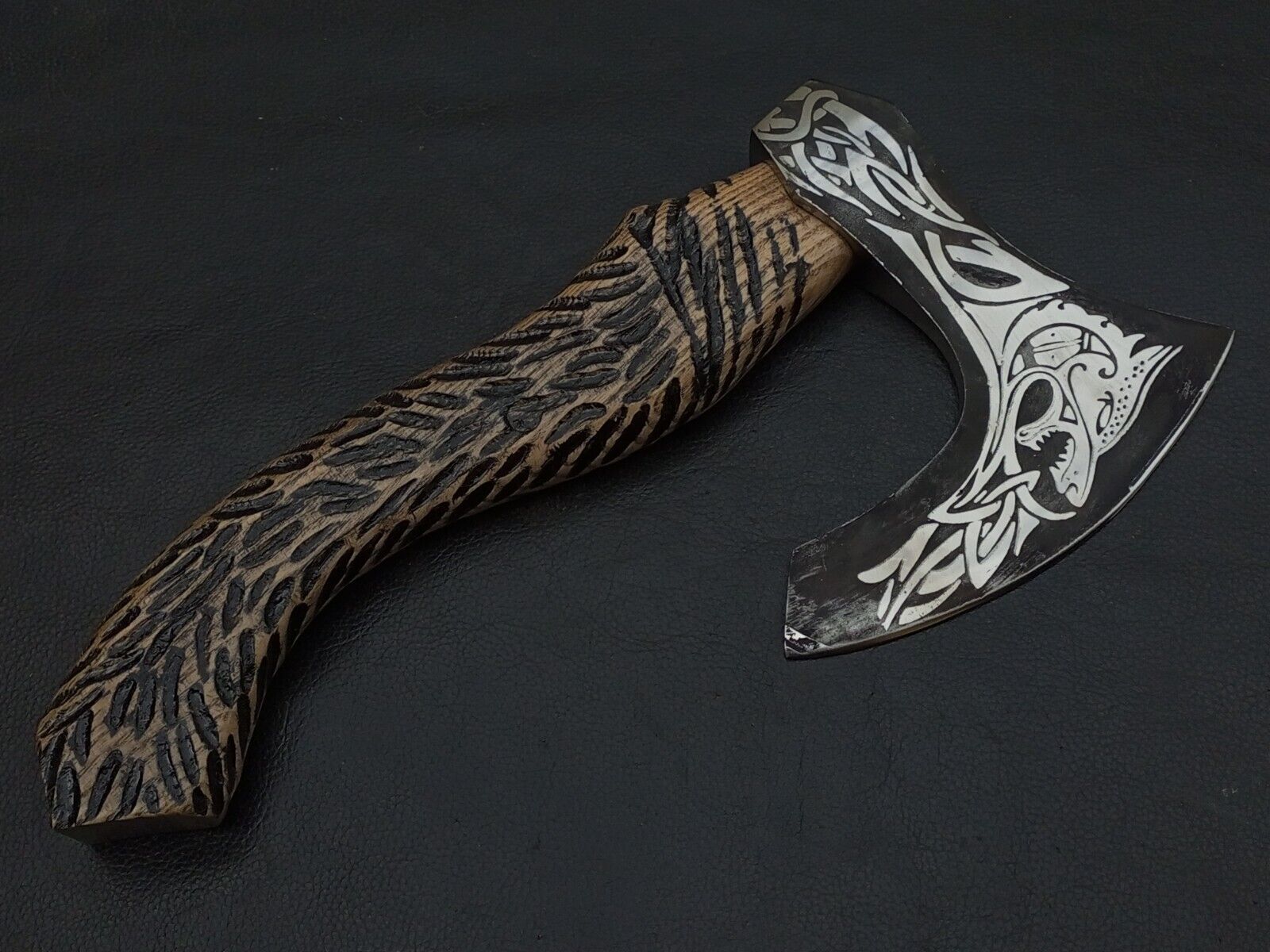 Engraved custom axe, camping tool, Hand forge Viking axe wit | Inspire ...