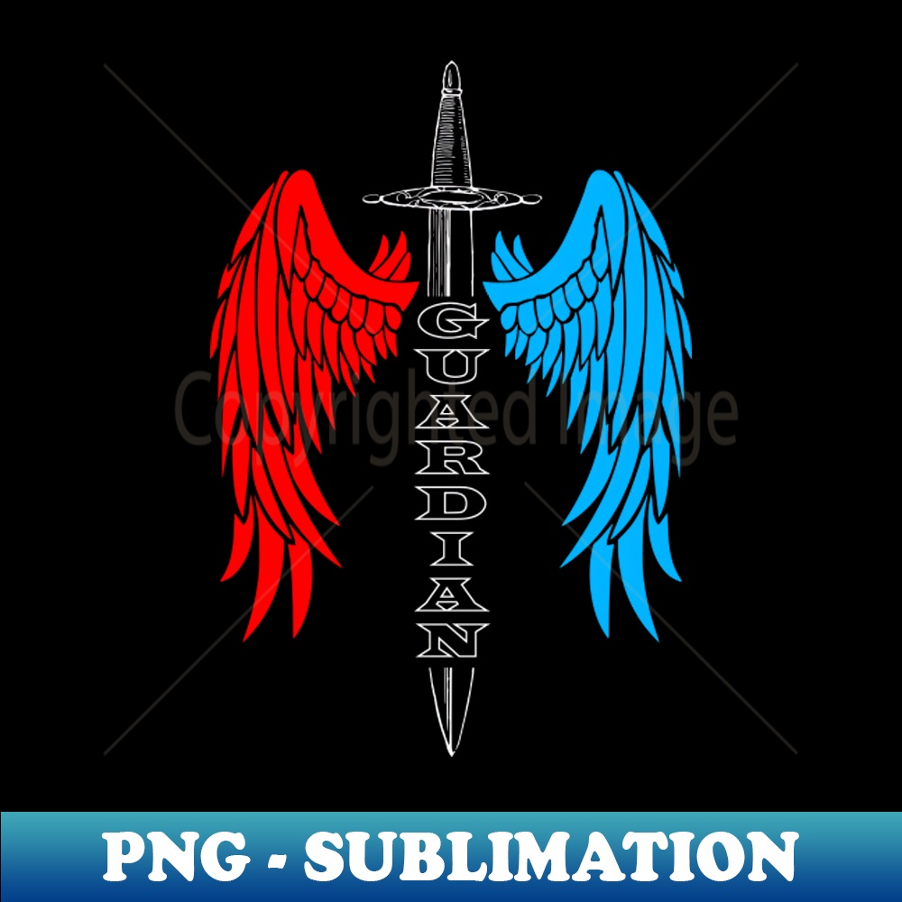 Guardian Protector With WIngs Sword - Premium Sublimation D | Inspire ...