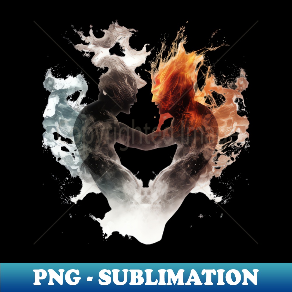 Clash of Elements Eternal Rivalry of Fire and Water - Instan | Inspire ...