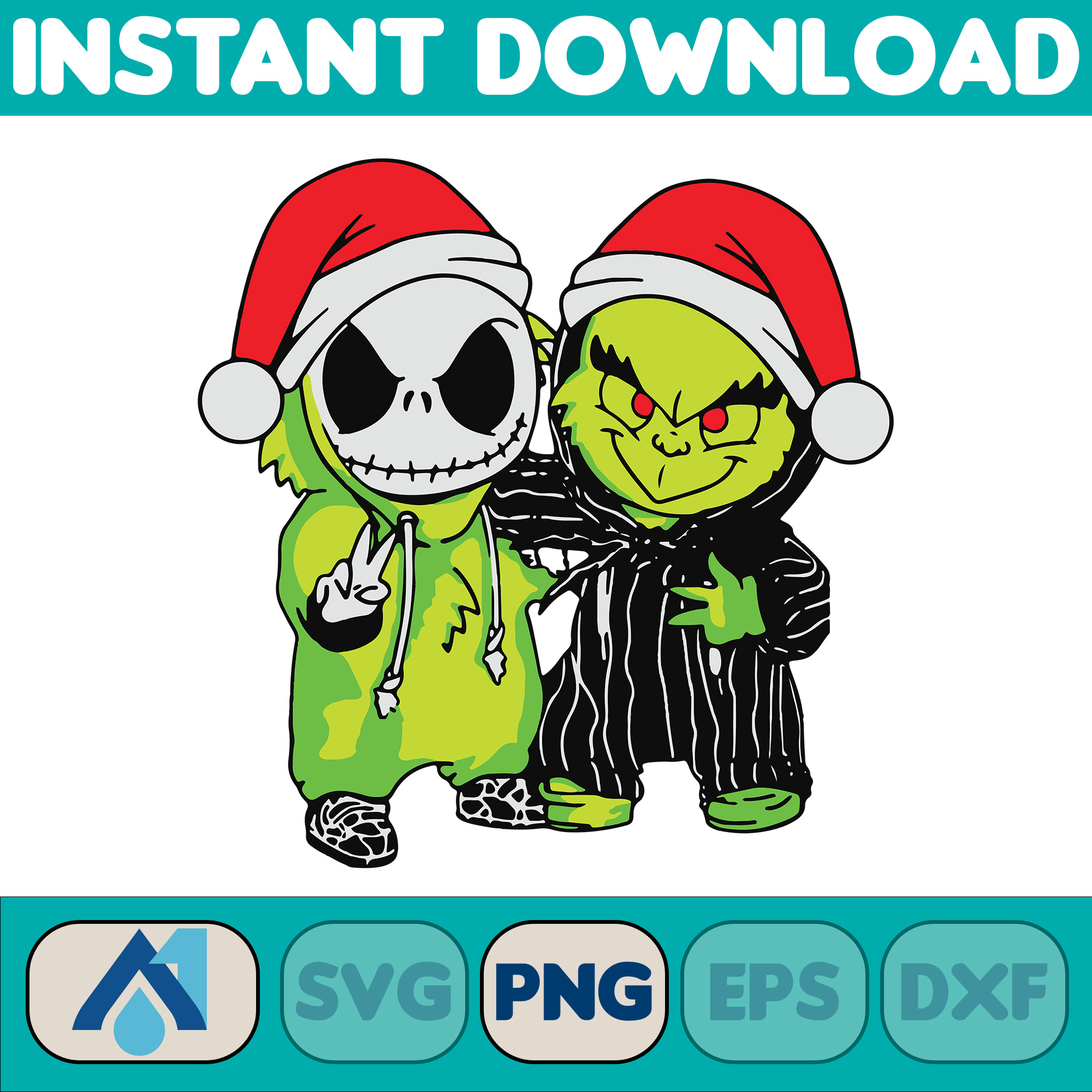 Grinch PNG Cliparts Bundle, Grinch PNG Cartoon Cliparts for - Inspire ...