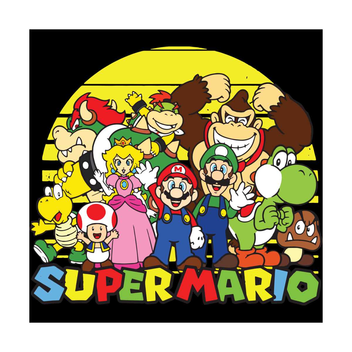 Nintendo Super Mario Group Svg, Trending Svg, Super Mario Sv | Inspire Uplift
