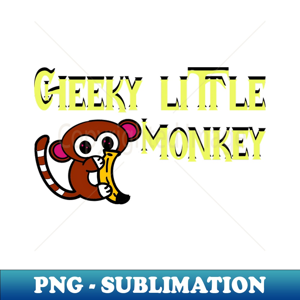 Cheeky little monkey - PNG Transparent Digital Download File | Inspire ...
