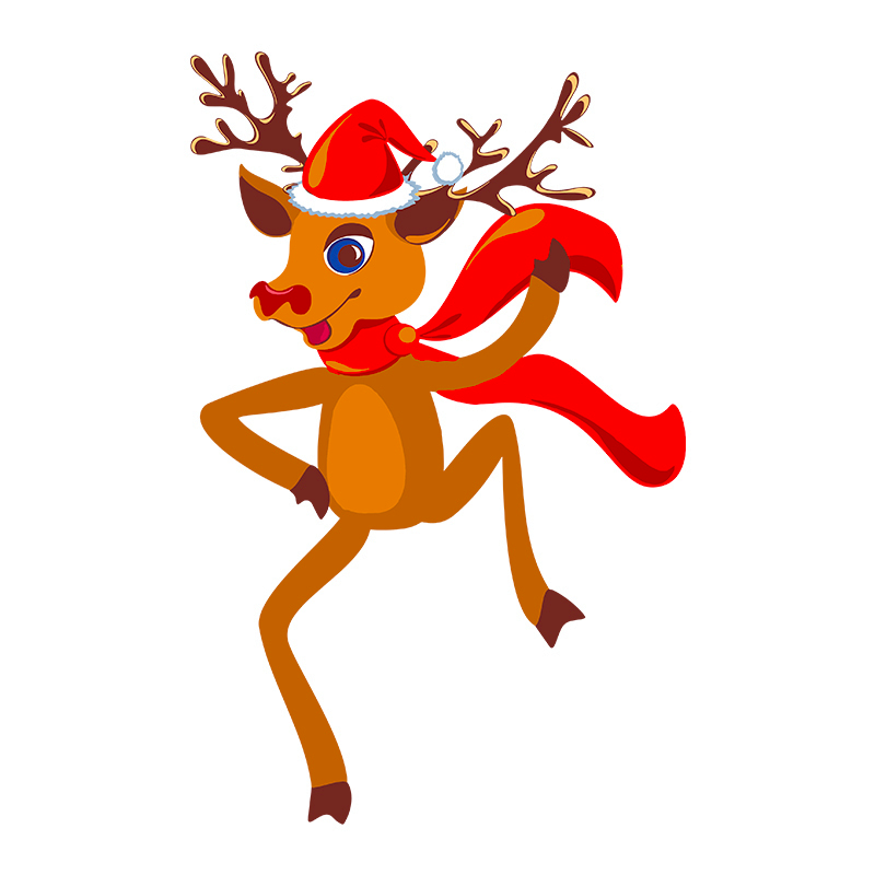 Dancing Reindeer Christmas Svg, Reindeer clipart, Merry chri | Inspire ...