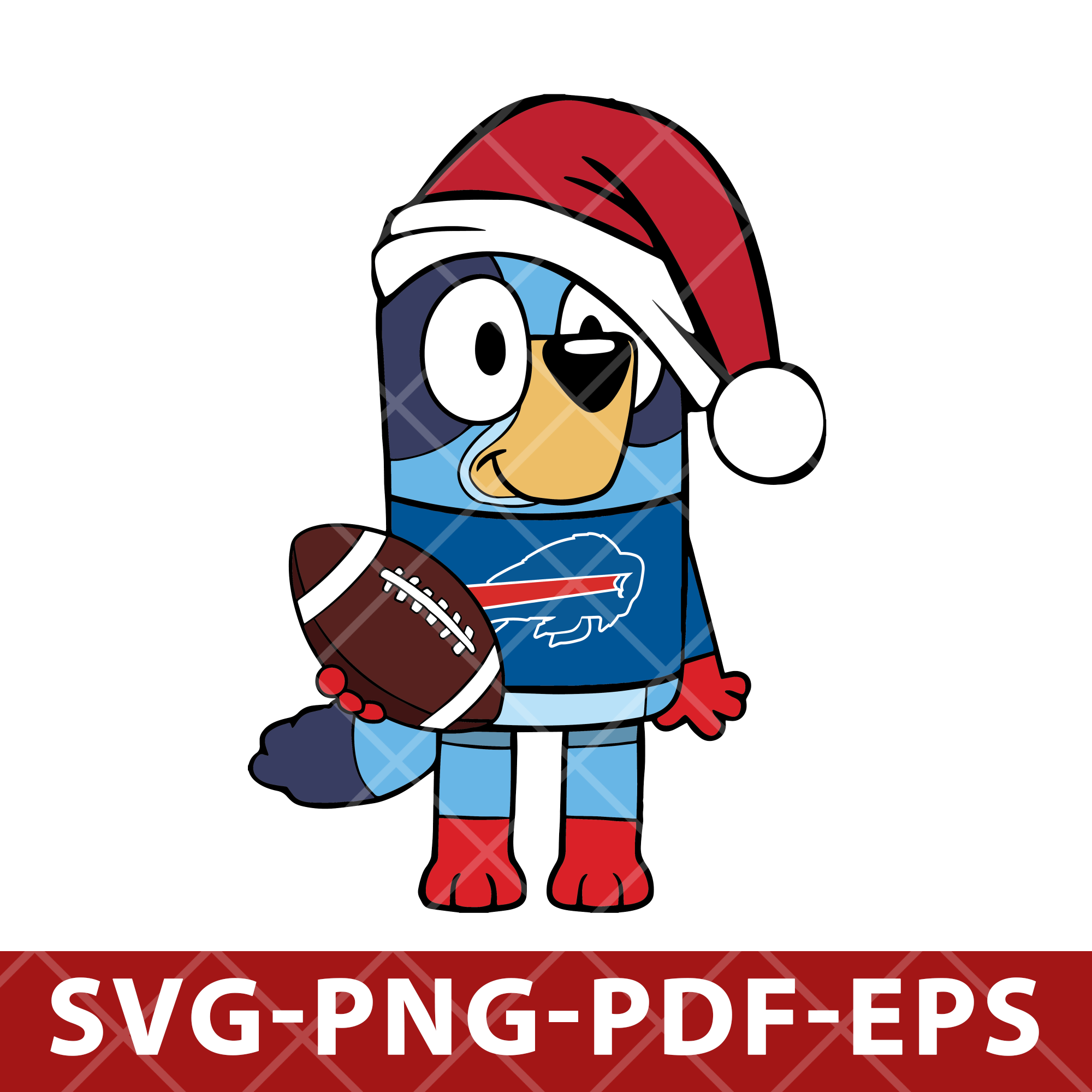 Buffalo Bills_bluey-008,Bluey christmas,SVG,DXF,EPS,PNG,digi - Inspire ...