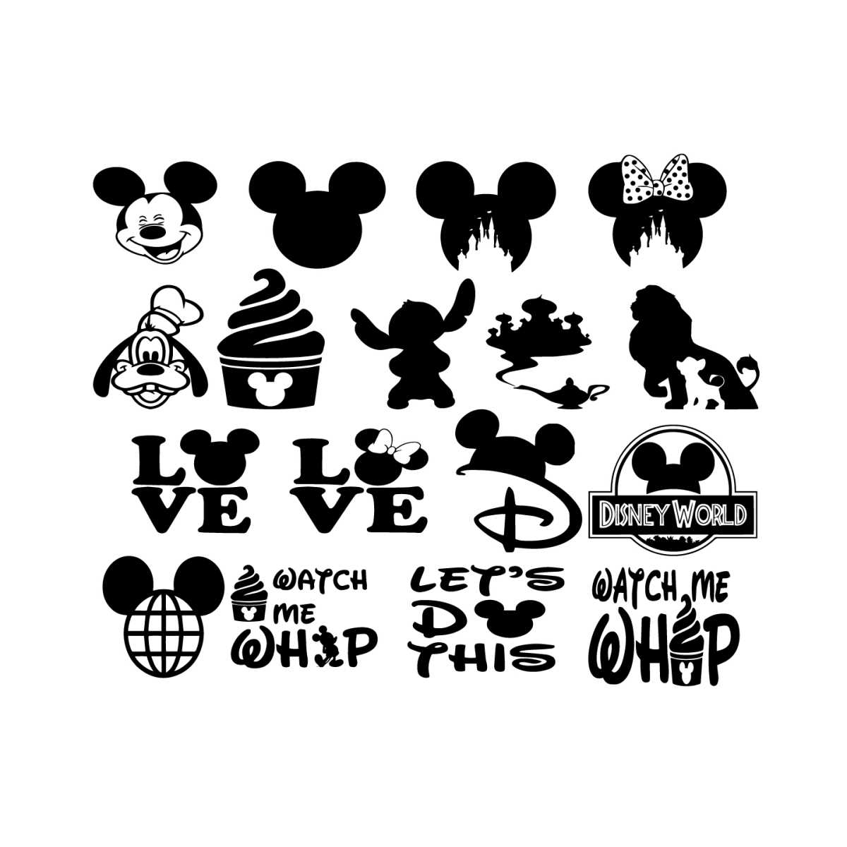 Disney World Svg Bundle, Trending Svg, Disney Svg, Disney Bu - Inspire ...