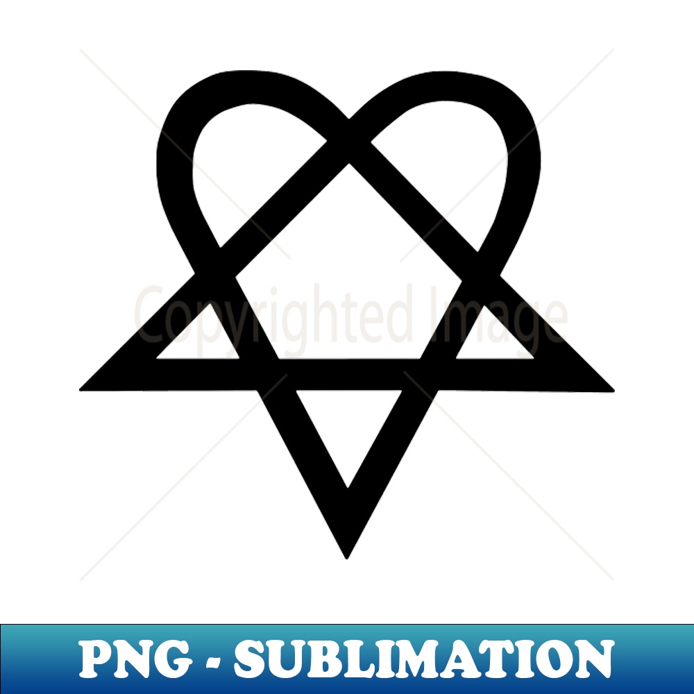 Heartagram HIM Bam Margera - PNG Transparent Sublimation Des | Inspire ...