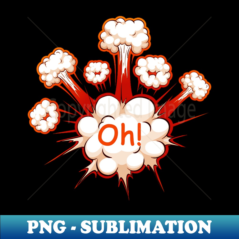 Cool Explosion - PNG Transparent Digital Download File for S | Inspire ...