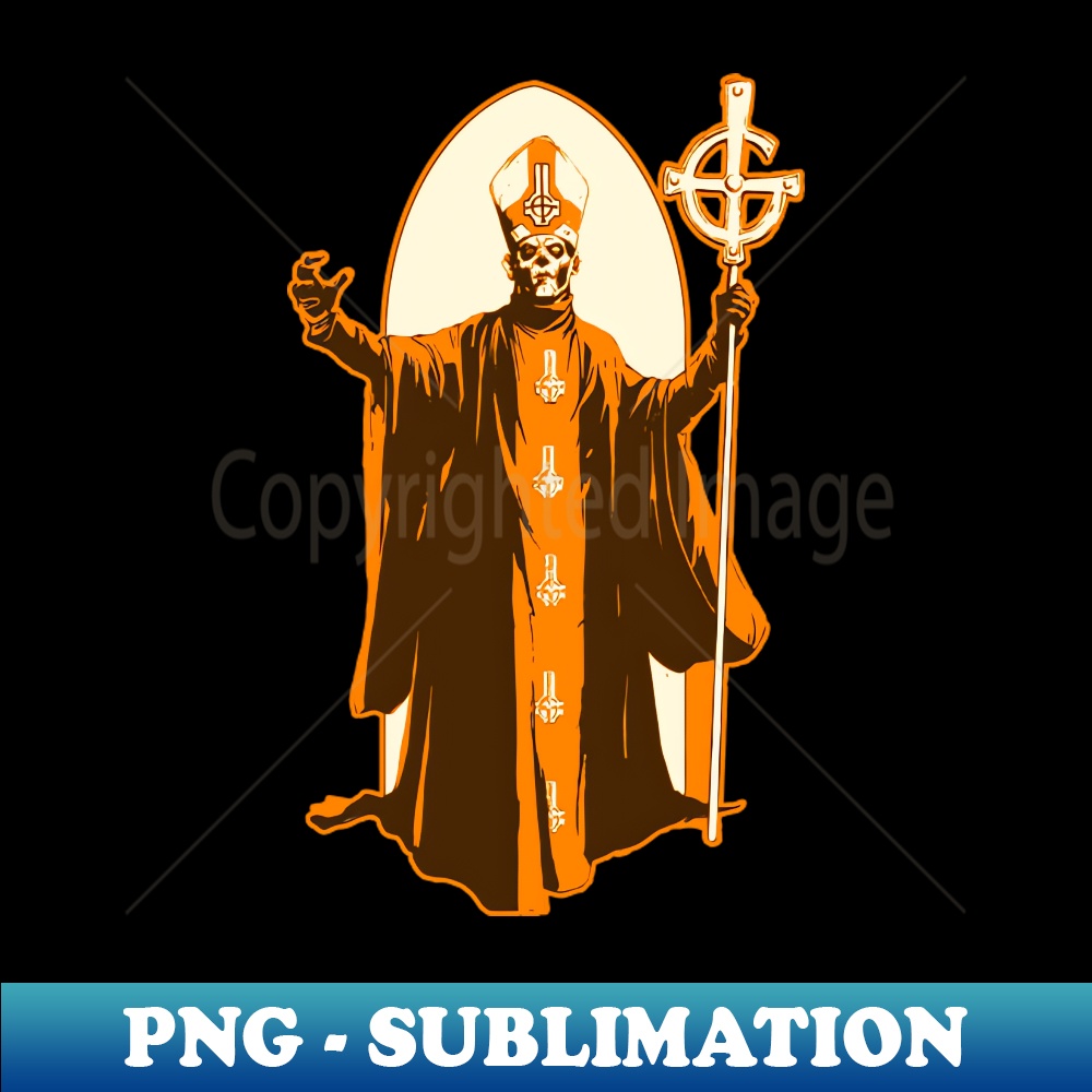 Papa Emeritus II Orange - PNG Transparent Sublimation File - | Inspire ...