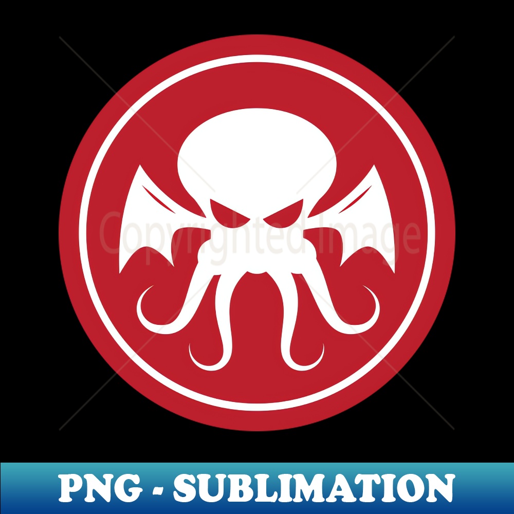 Hail Cthulhu White - PNG Transparent Sublimation Design - En - Inspire ...