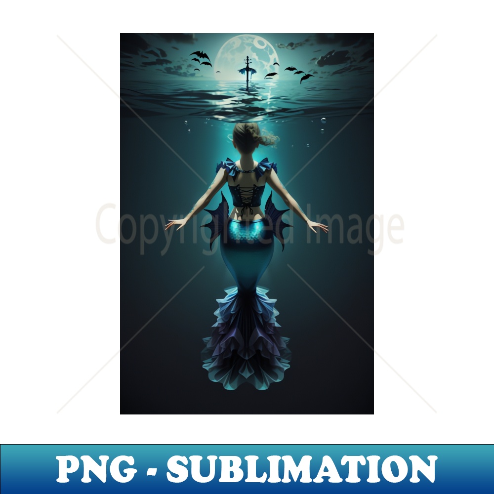 Vampire mermaid - Aesthetic Sublimation Digital File - Unlea - Inspire ...