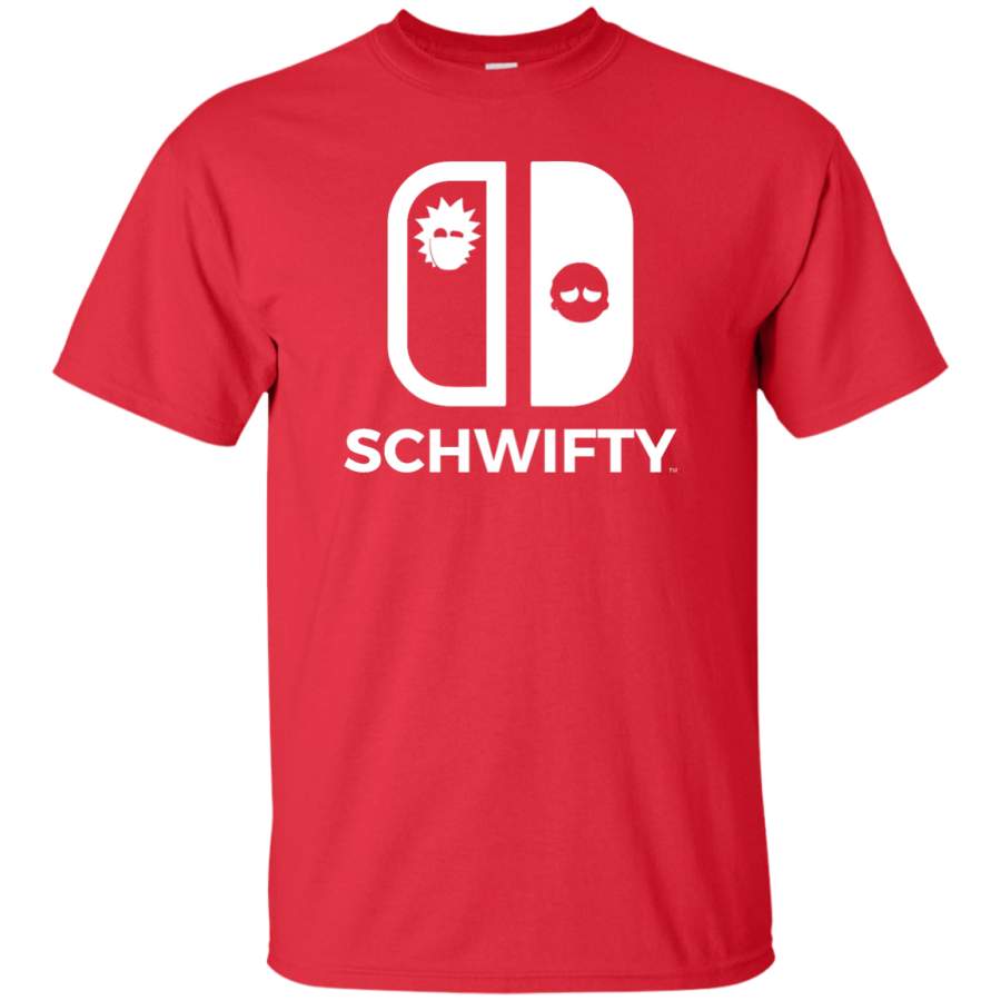 AGR Womens Rick And Morty Schwifty Nintedo Switch Logo Shirt | Inspire ...