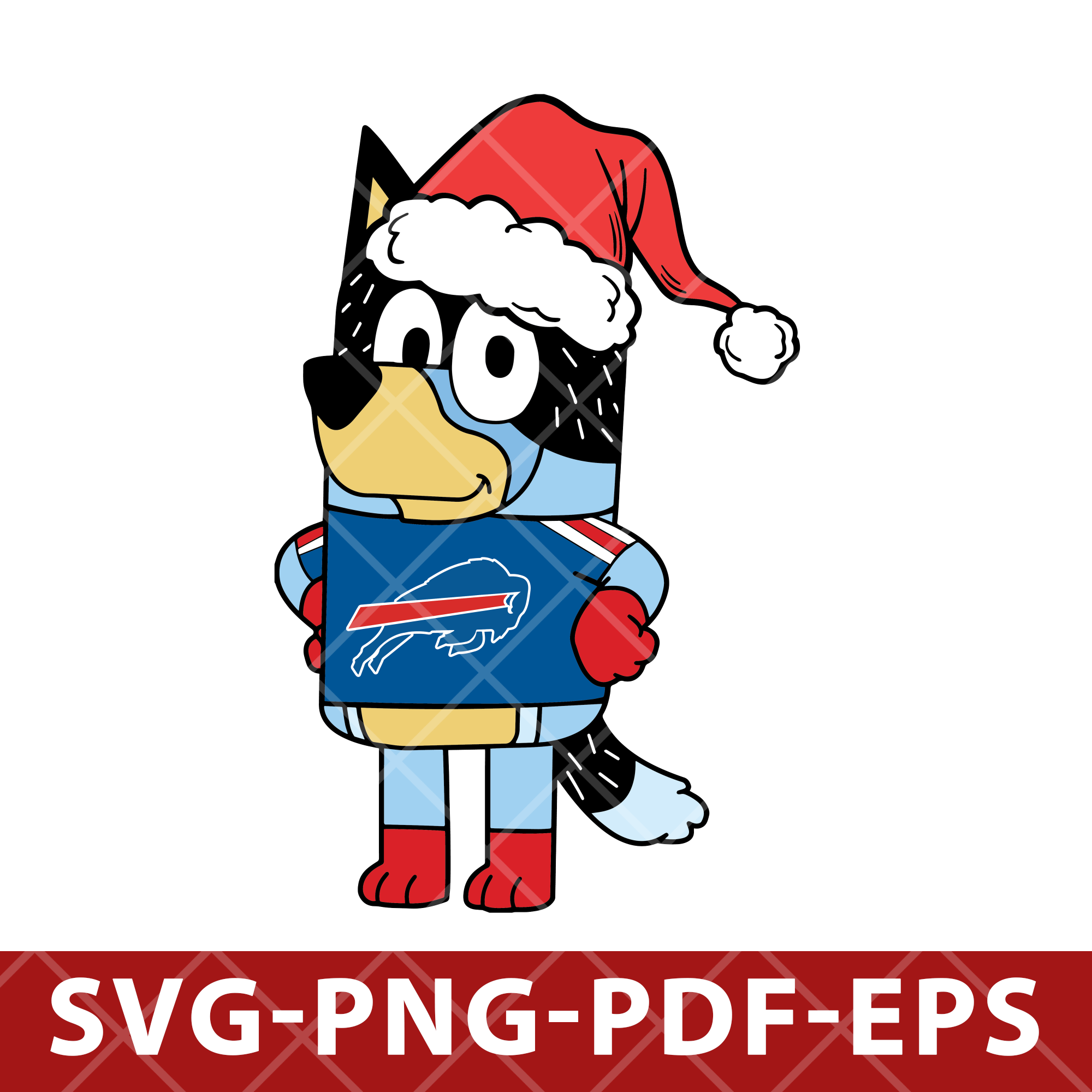 Buffalo Bills_bluey-012,Bluey christmas,SVG,DXF,EPS,PNG,digi | Inspire ...