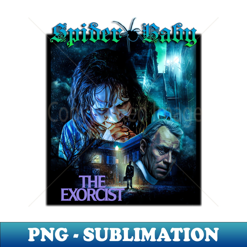 Exorcist Spider Baby - Premium PNG Sublimation File - Enhanc - Inspire ...