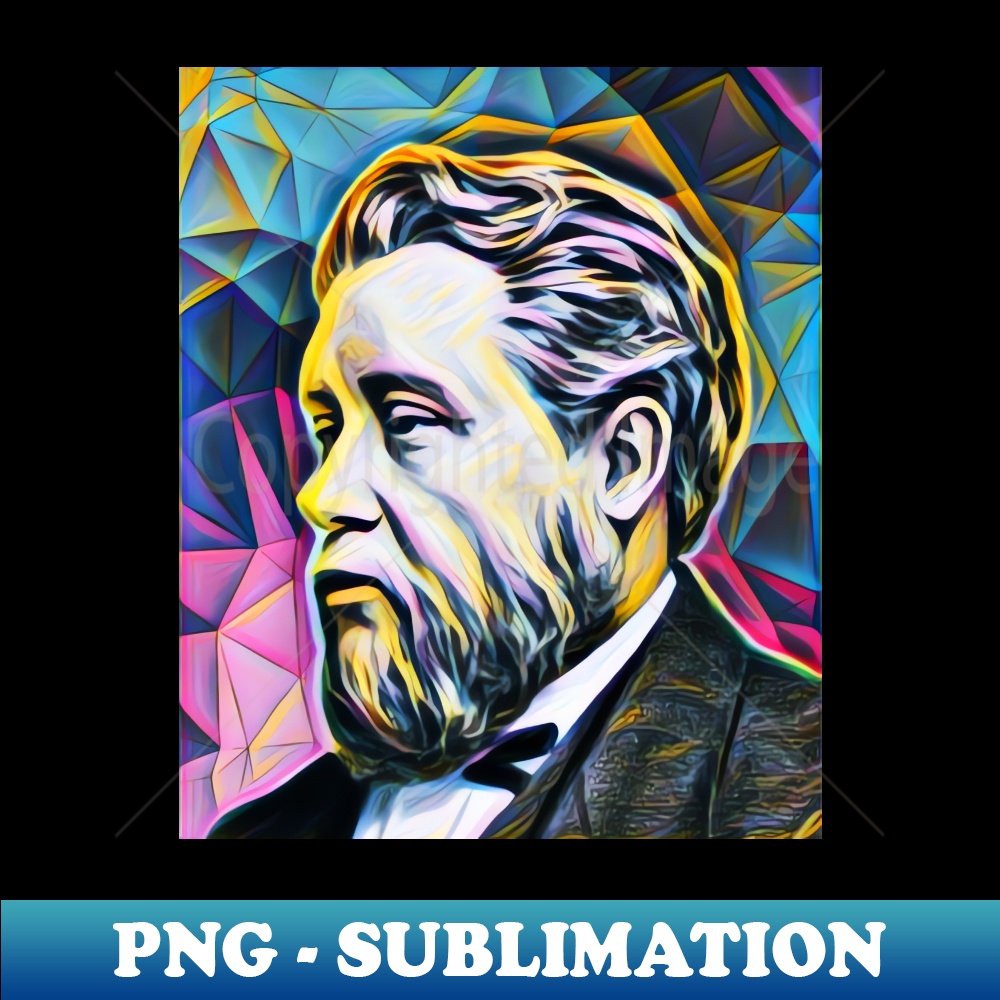 Charles Spurgeon Colourful Portrait Charles Spurgeon Artwor | Inspire ...