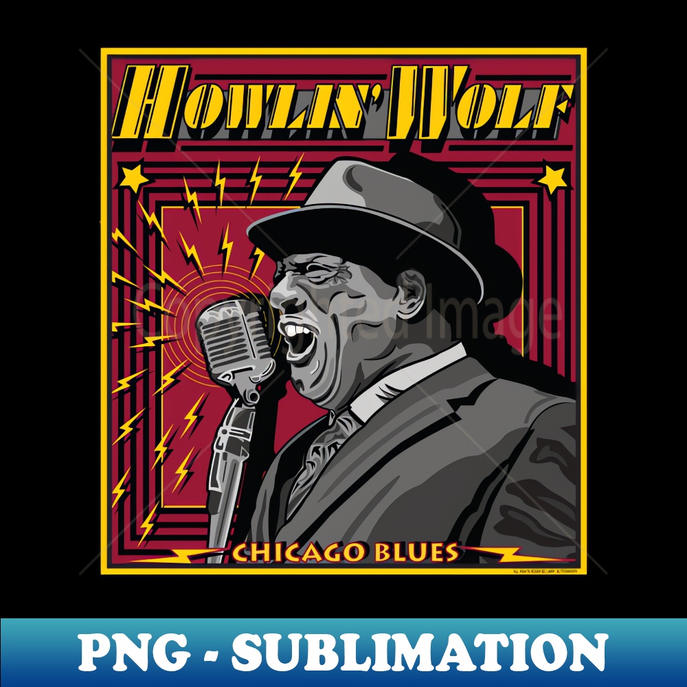 HOWLIN WOLF CHICAGO BLUES SINGER GUITARIST - Decorative Subl | Inspire ...