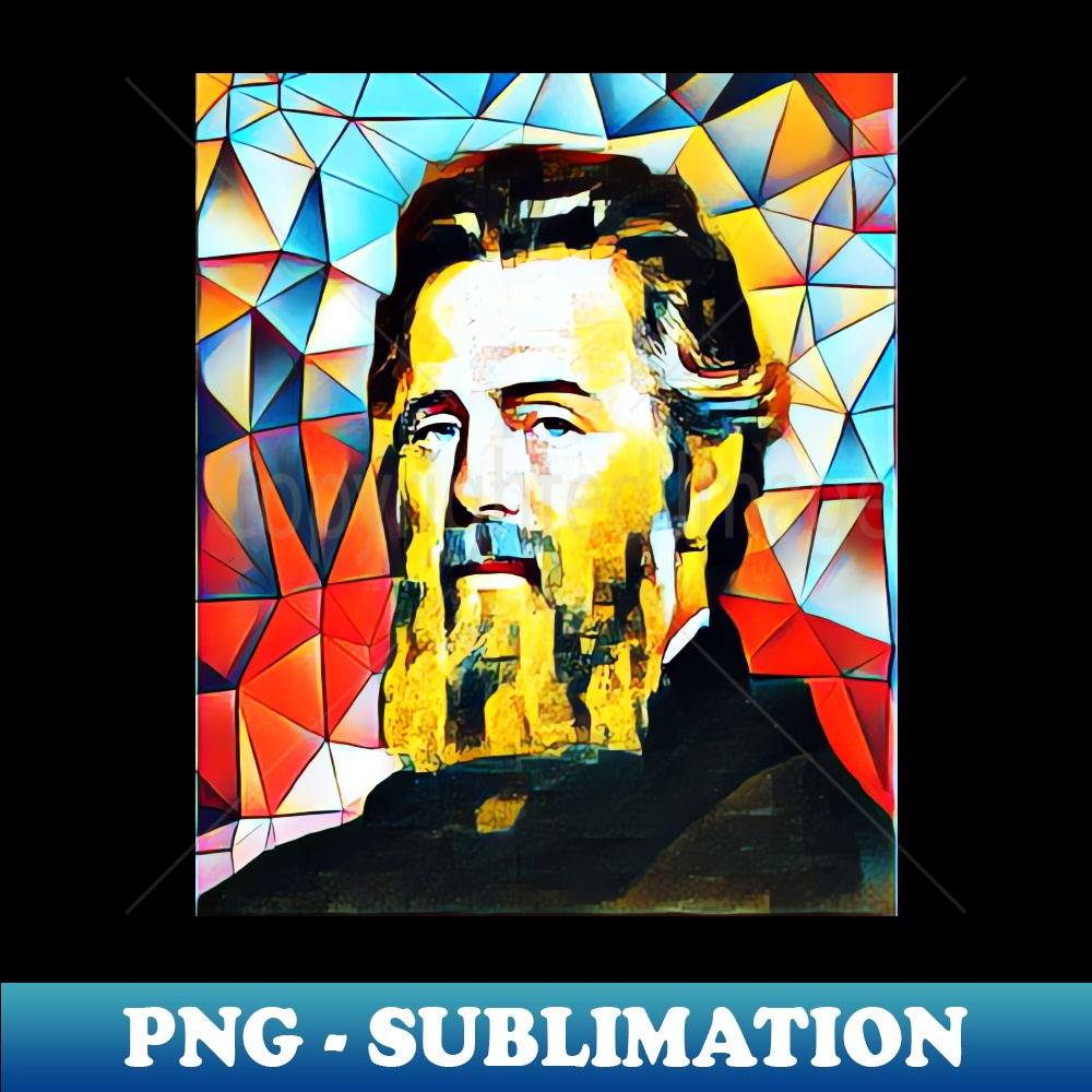 Herman Melville Abstract Portrait Herman Melville Abstract - Inspire Uplift