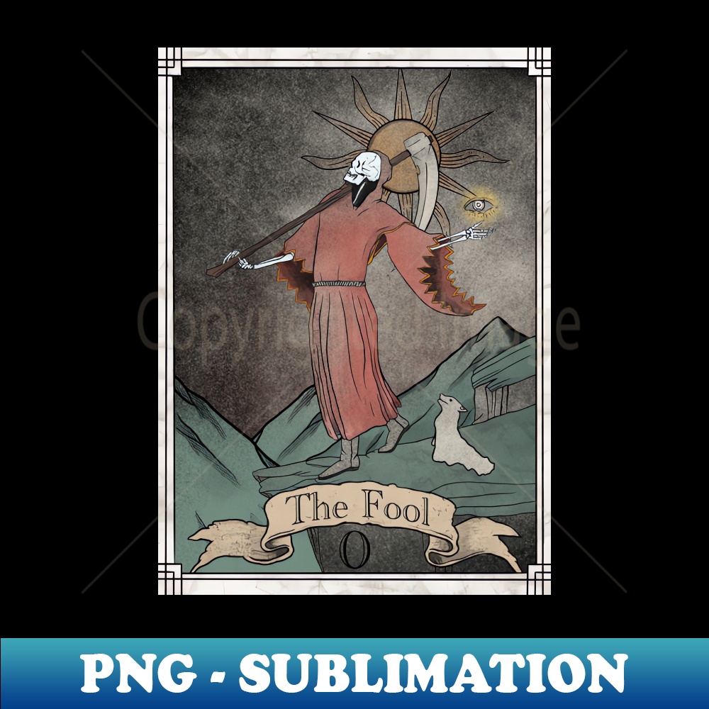 The Fool Tarot card print design - Stylish Sublimation Digit | Inspire ...