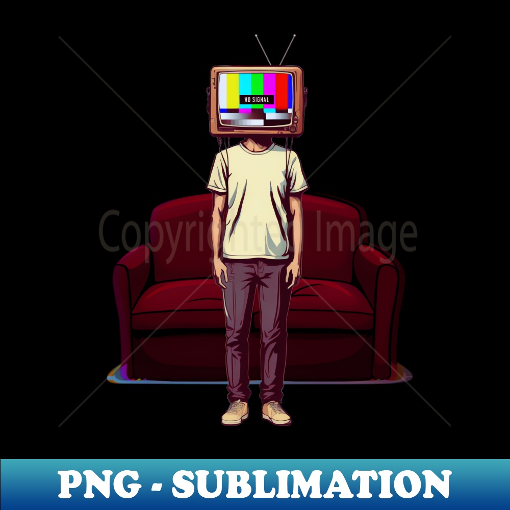 Tv Head - PNG Transparent Sublimation File - Perfect for Sub - Inspire ...