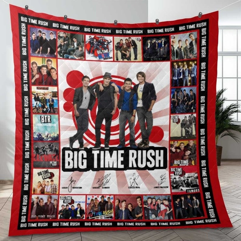 Big Time Rush Pop Band PREMIUM Fleece Blanket, Big Time Rush | Inspire ...