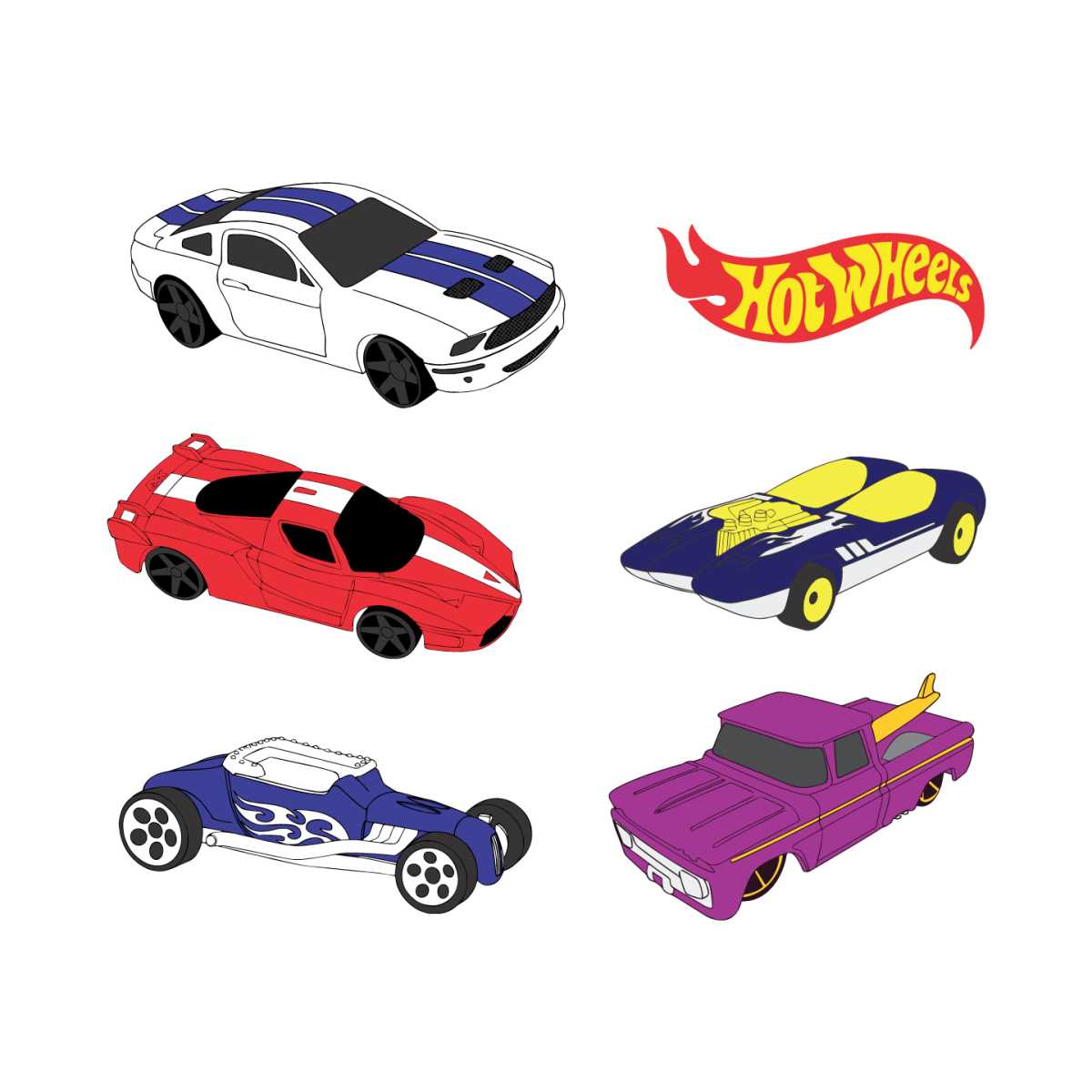 Hot Wheels Svg Bundle, Trending Svg, Hot Wheels SVg, Toy Car | Inspire ...