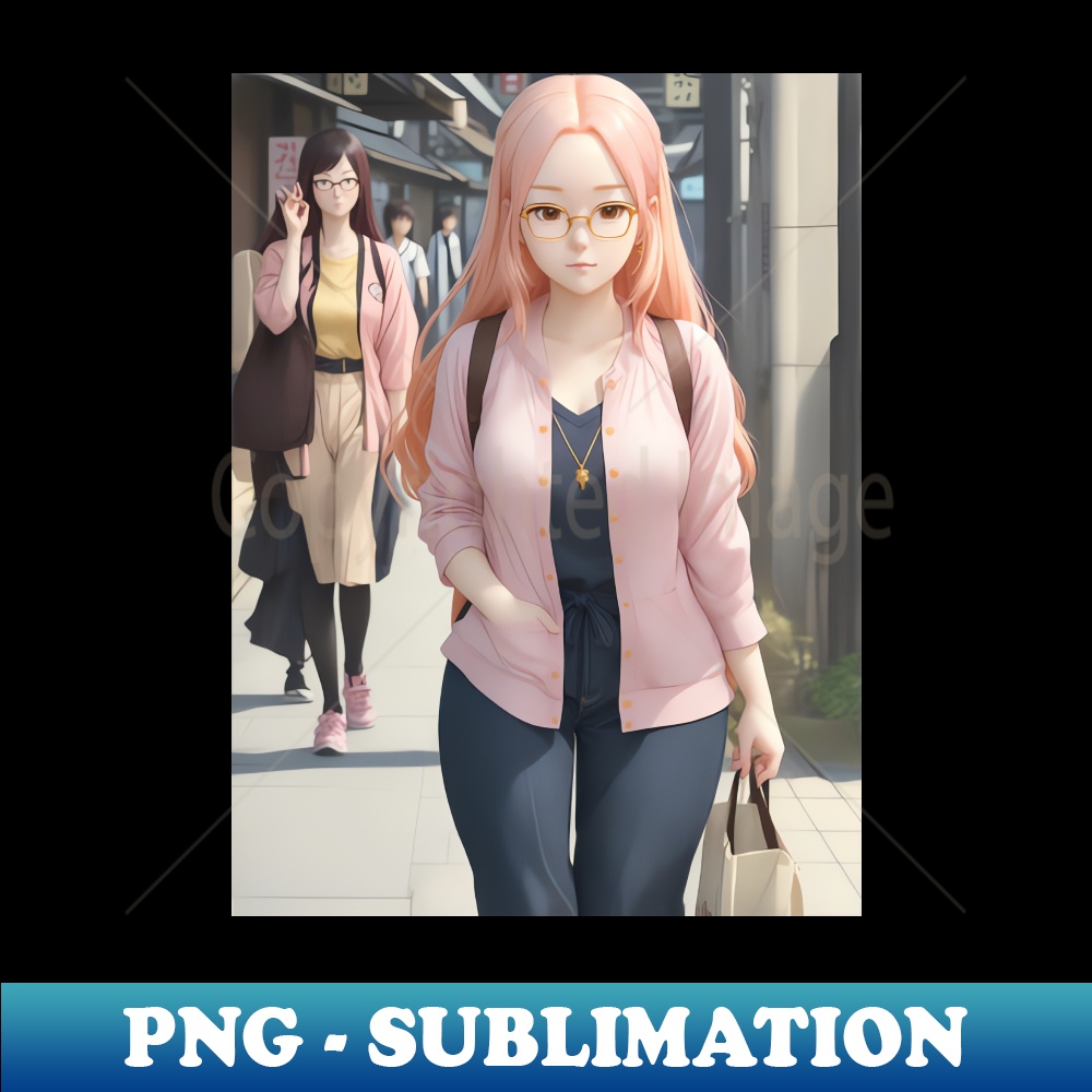 Vanessa walking the streets of tokyo - PNG Transparent Subli - Inspire ...