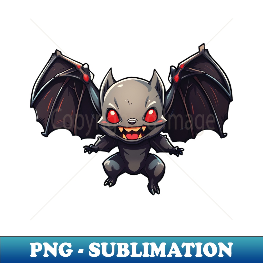 Chibi Vampire Bat - PNG Transparent Digital Download File fo | Inspire ...