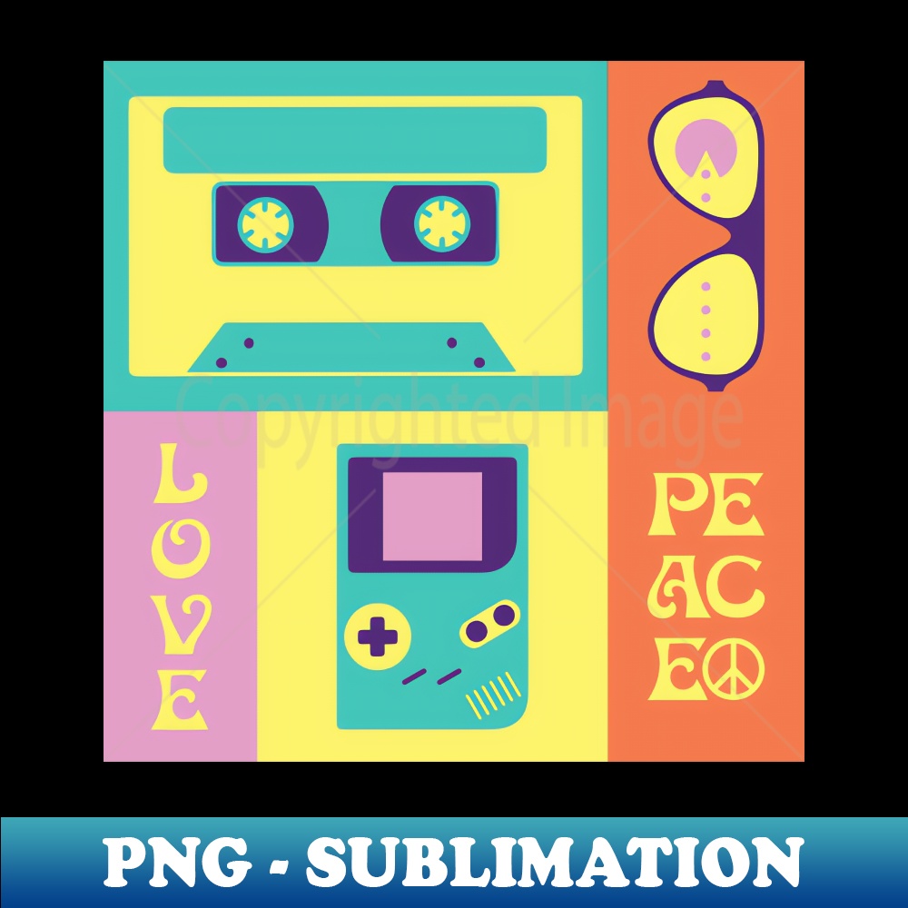 Retro Nostalgia Objects From Past - Exclusive Sublimation Di | Inspire ...