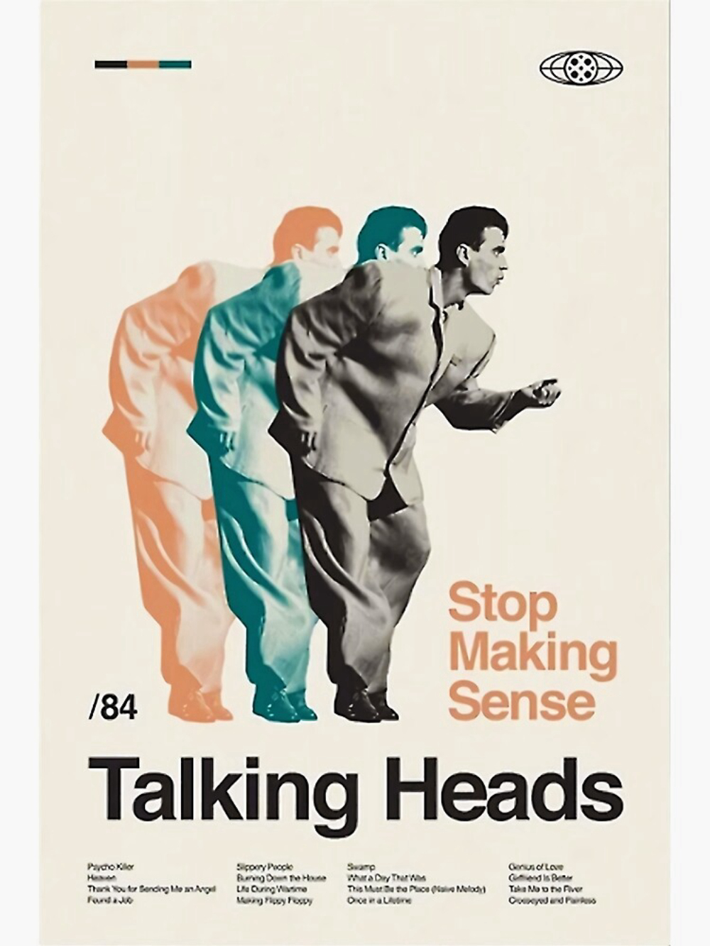 Vintage Stop Making Sense, Talking Heads Premium Matte Verti | Inspire ...
