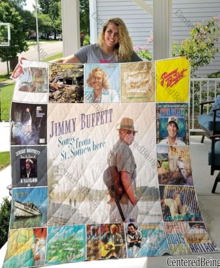 Jimmy Buffett Quilt Blanket, Jimmy Buffett Blanket, Jimmy Bu | Inspire ...