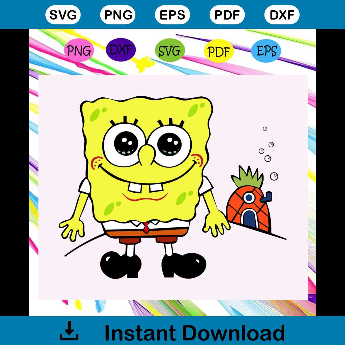 Spongebob squarepants, spongebob svg, spongebob party, spong | Inspire ...