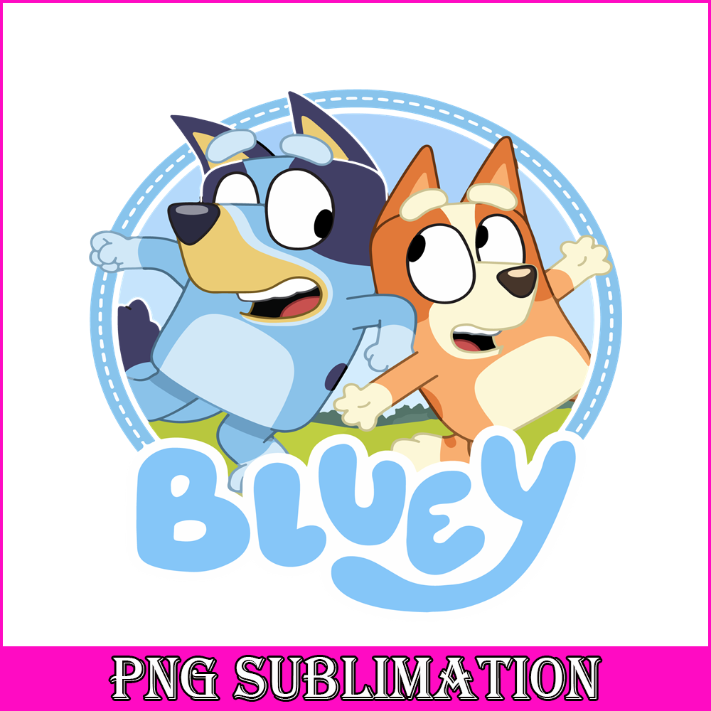 Bluey Siblings SVG PDF PNG Bluey Family SVG Bandit And Chill | Inspire ...