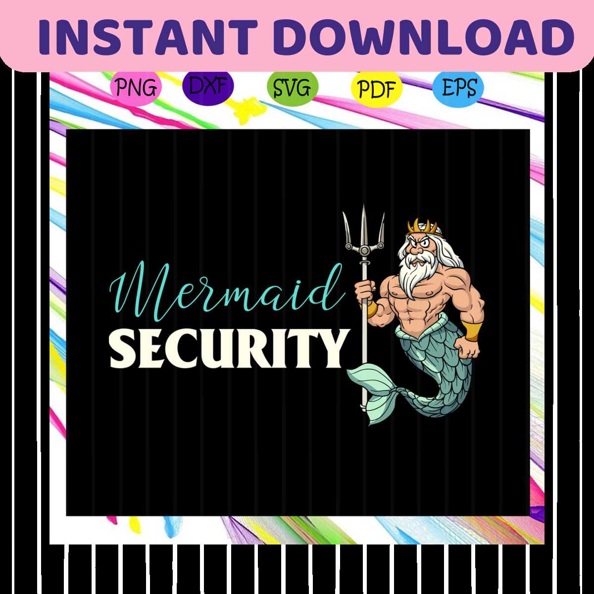 Mermaid security , mermaid svg, mermaid gift, mermaid clipar | Inspire ...