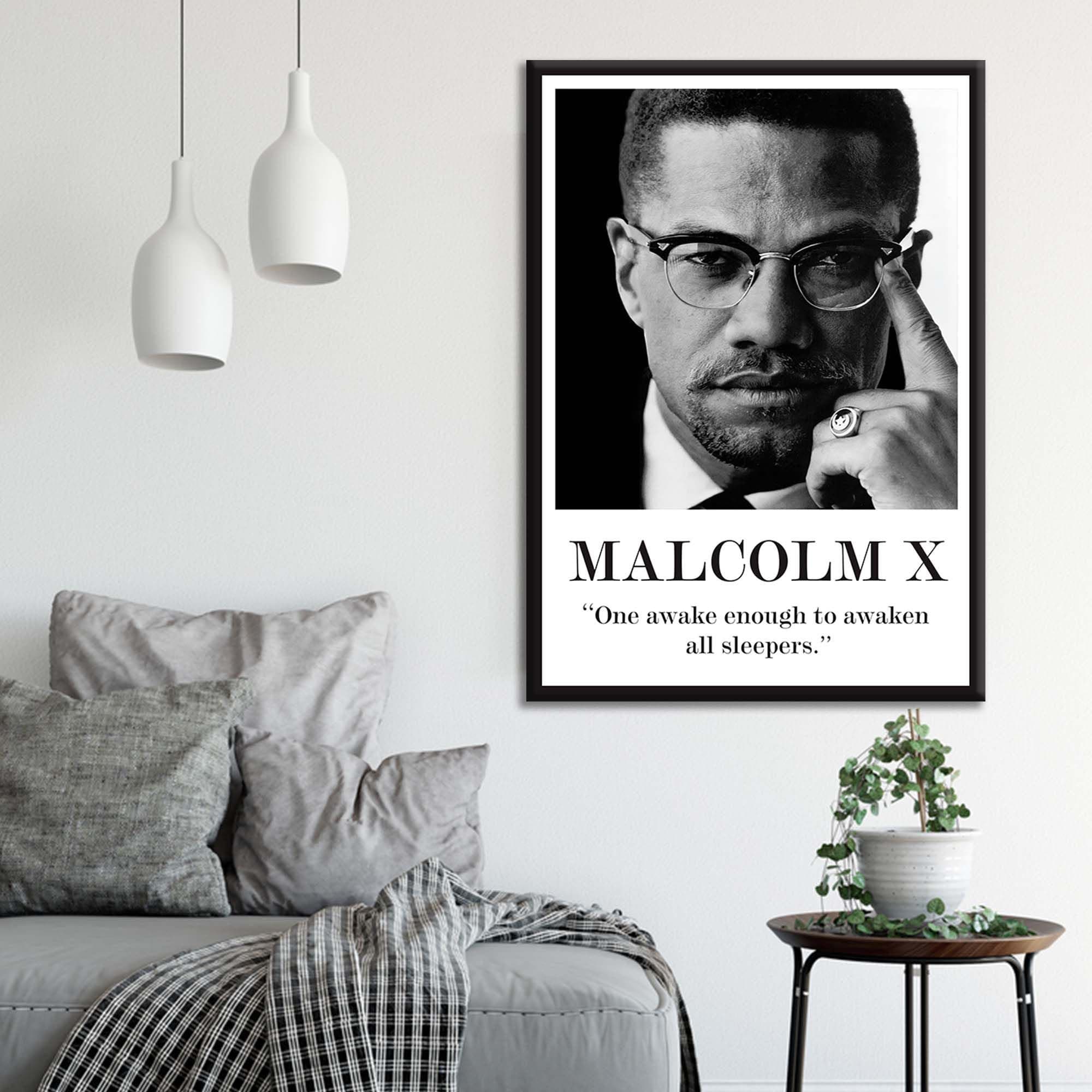 Malcolm X Print, Malcolm X Poster, Malcolm X Photo, Malcolm | Inspire Uplift