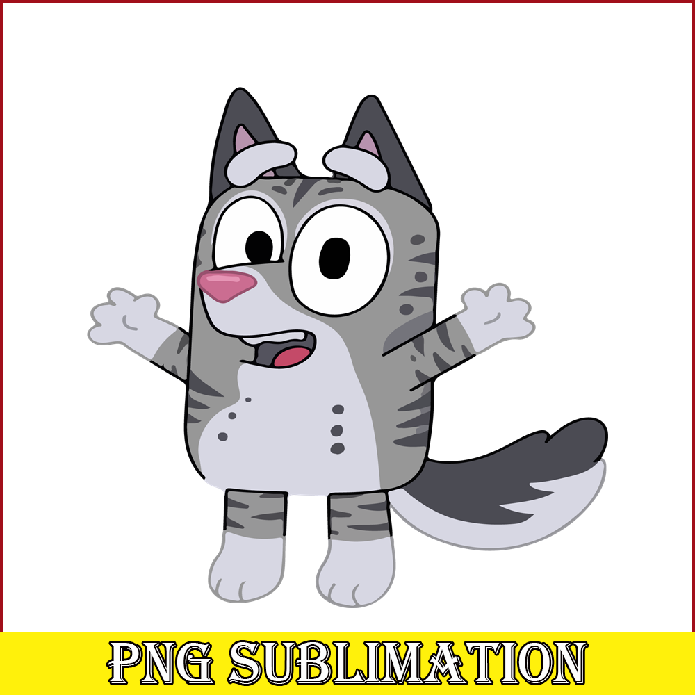 Cute Bluey Fox SVG PNG PDF Bluey Characters SVG Bluey Cartoo | Inspire ...