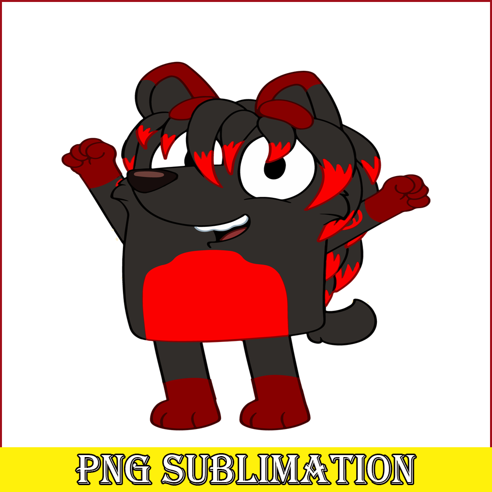 Bluey Style Red SVG PNG PDF Bluey Characters SVG Bluey Carto | Inspire ...