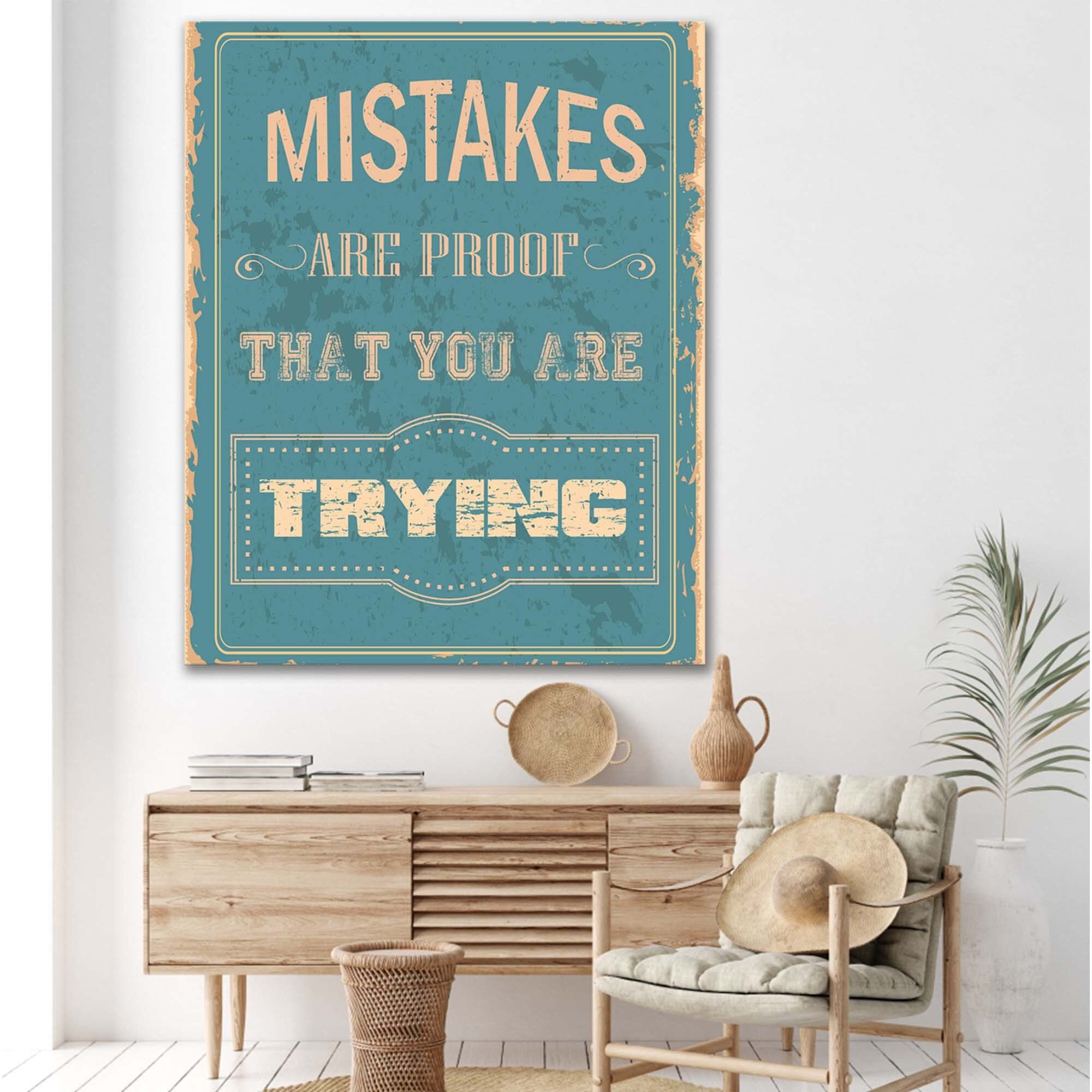 Motivational Canvas Decor, Inspirational Wall Art Canvas, Wi - Inspire ...