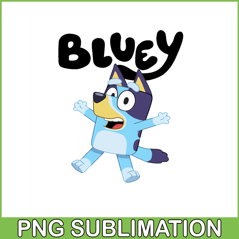Happy Bluey PNG Bluey Mood PNG Bluey Character PNG | Inspire Uplift