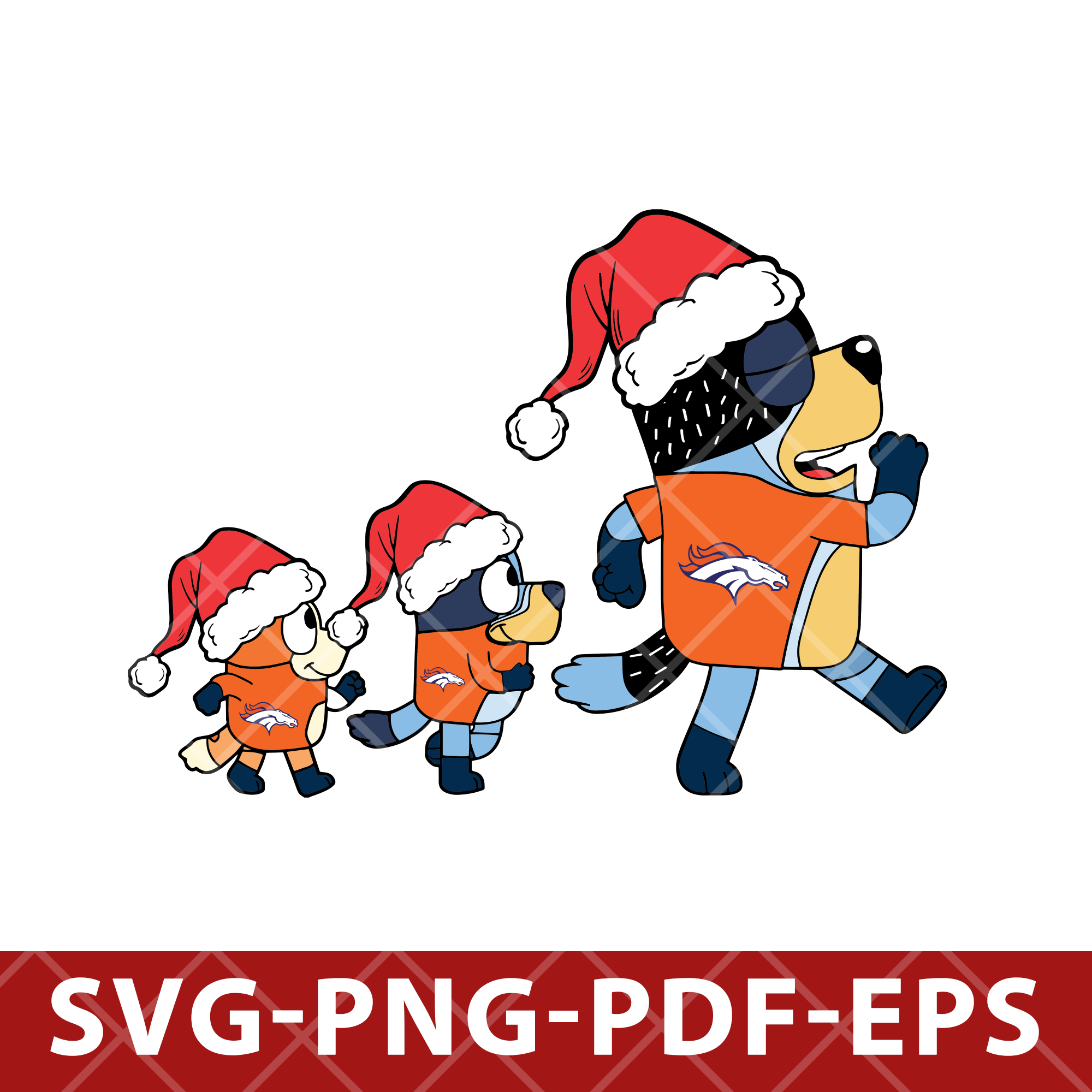 Denver Broncos_Bluey-002,NFL SVG,DXF,EPS,PNG,for cricut,Digi | Inspire ...