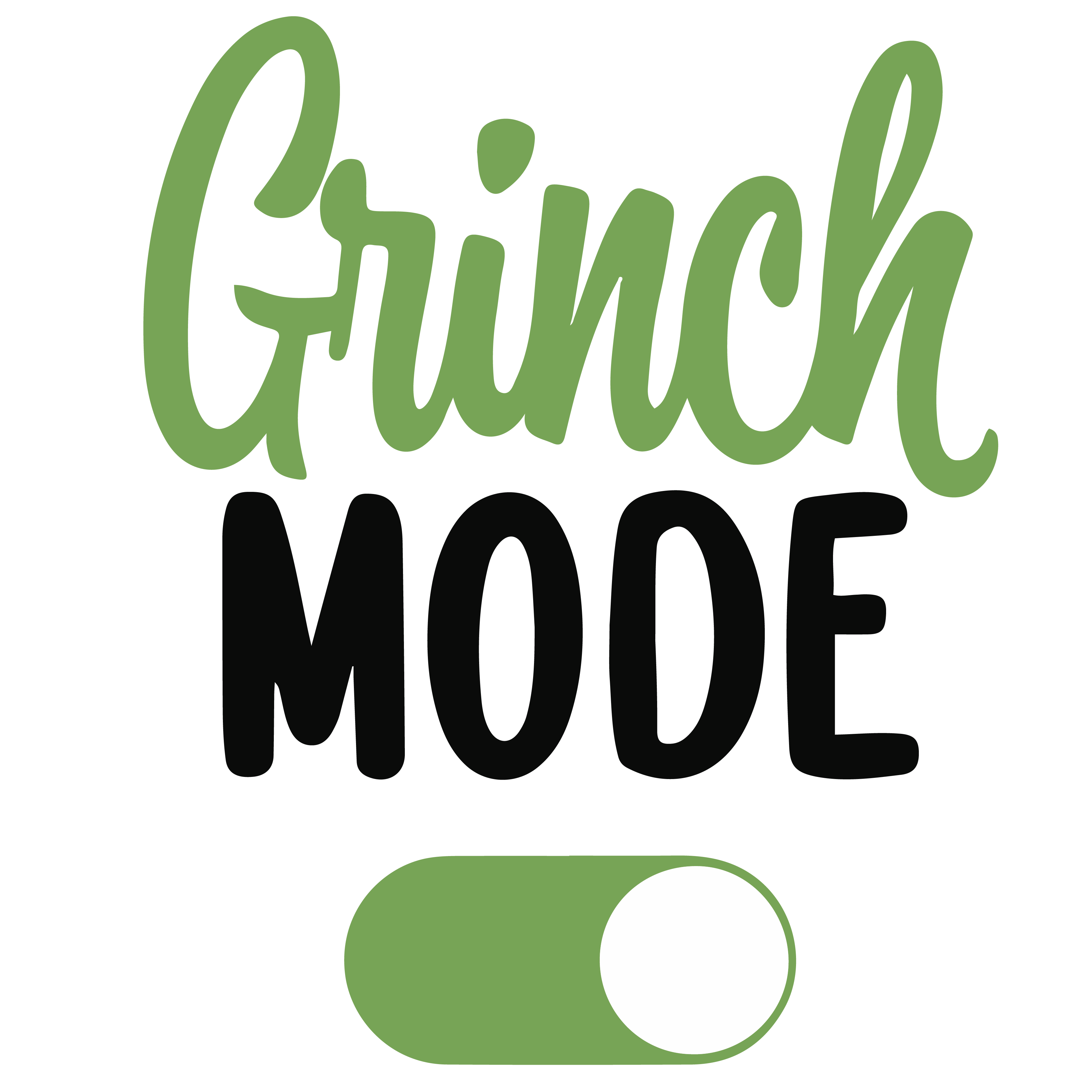 Grinch Mode On Svg, Grinch Christmas Svg, Grinchmas Svg, Gri | Inspire ...