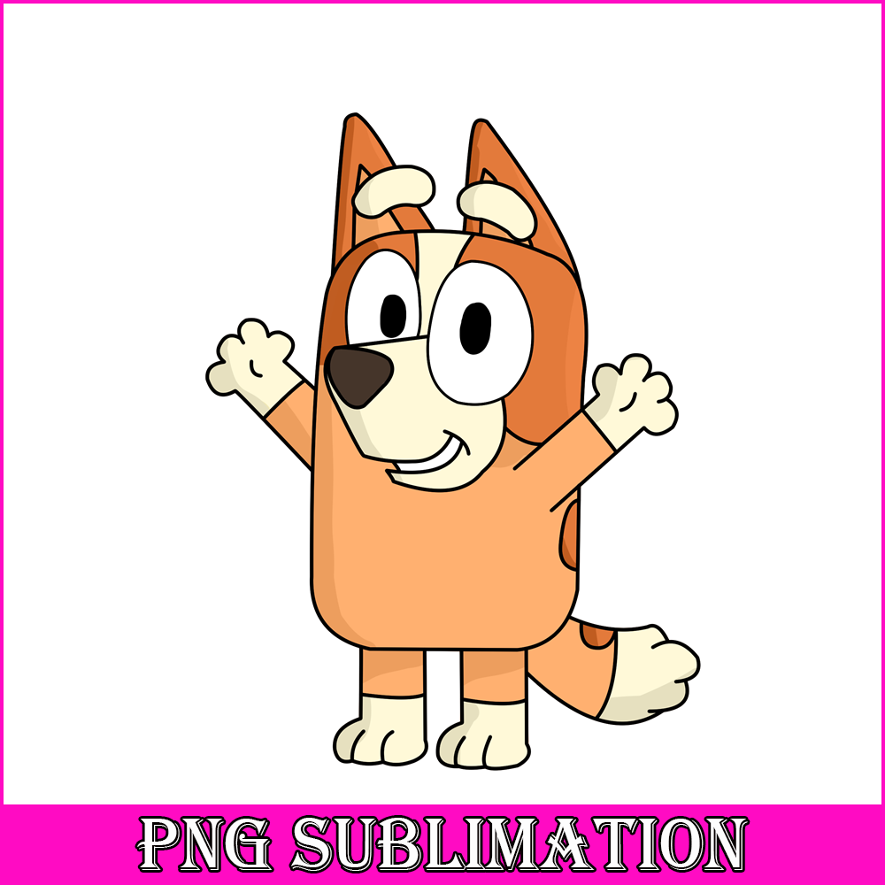 Bingo Smiling PNG Bingo Bluey PNG Bluey Characters PNG | Inspire Uplift
