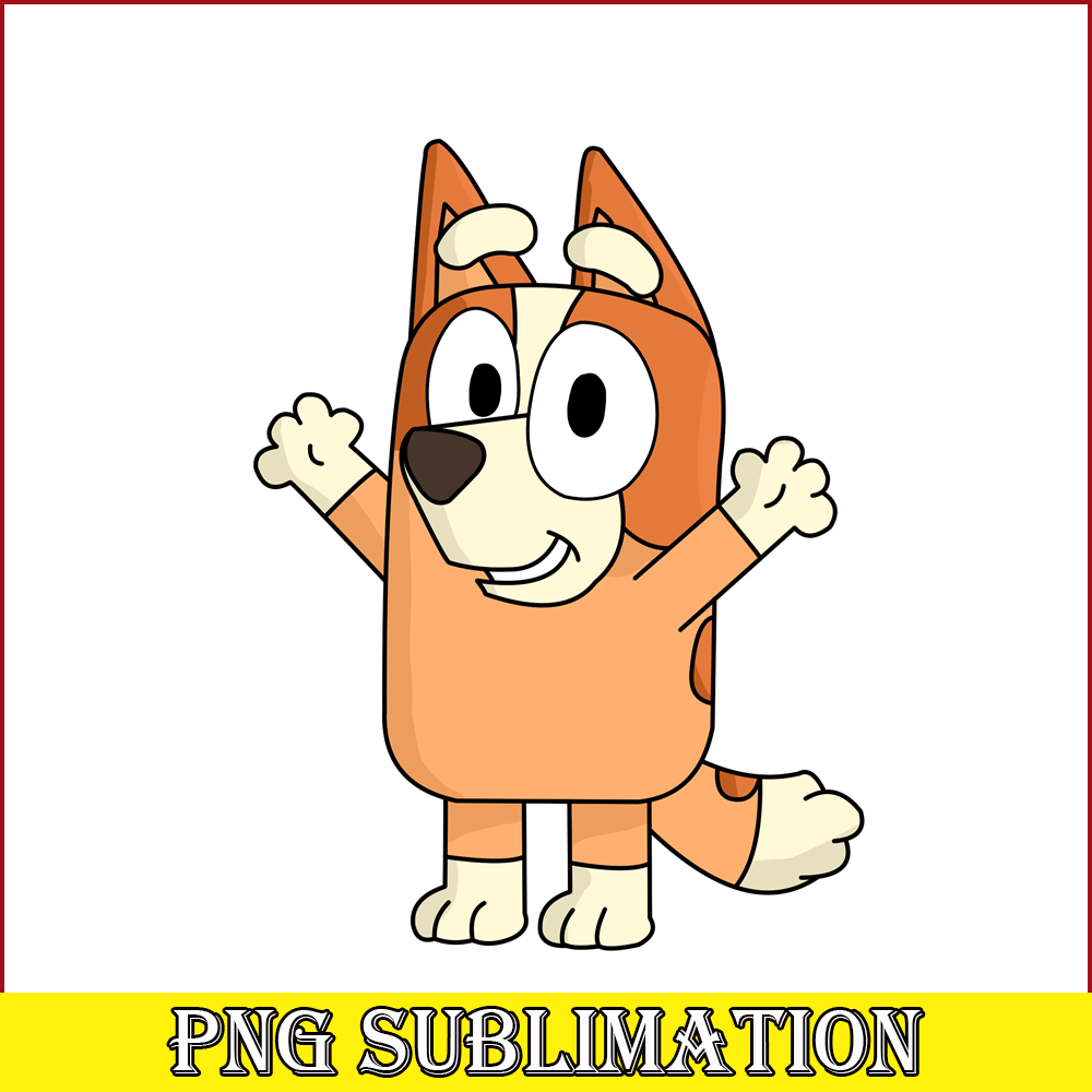 Bingo Smiling PNG Bingo Bluey PNG Bluey Characters PNG | Inspire Uplift