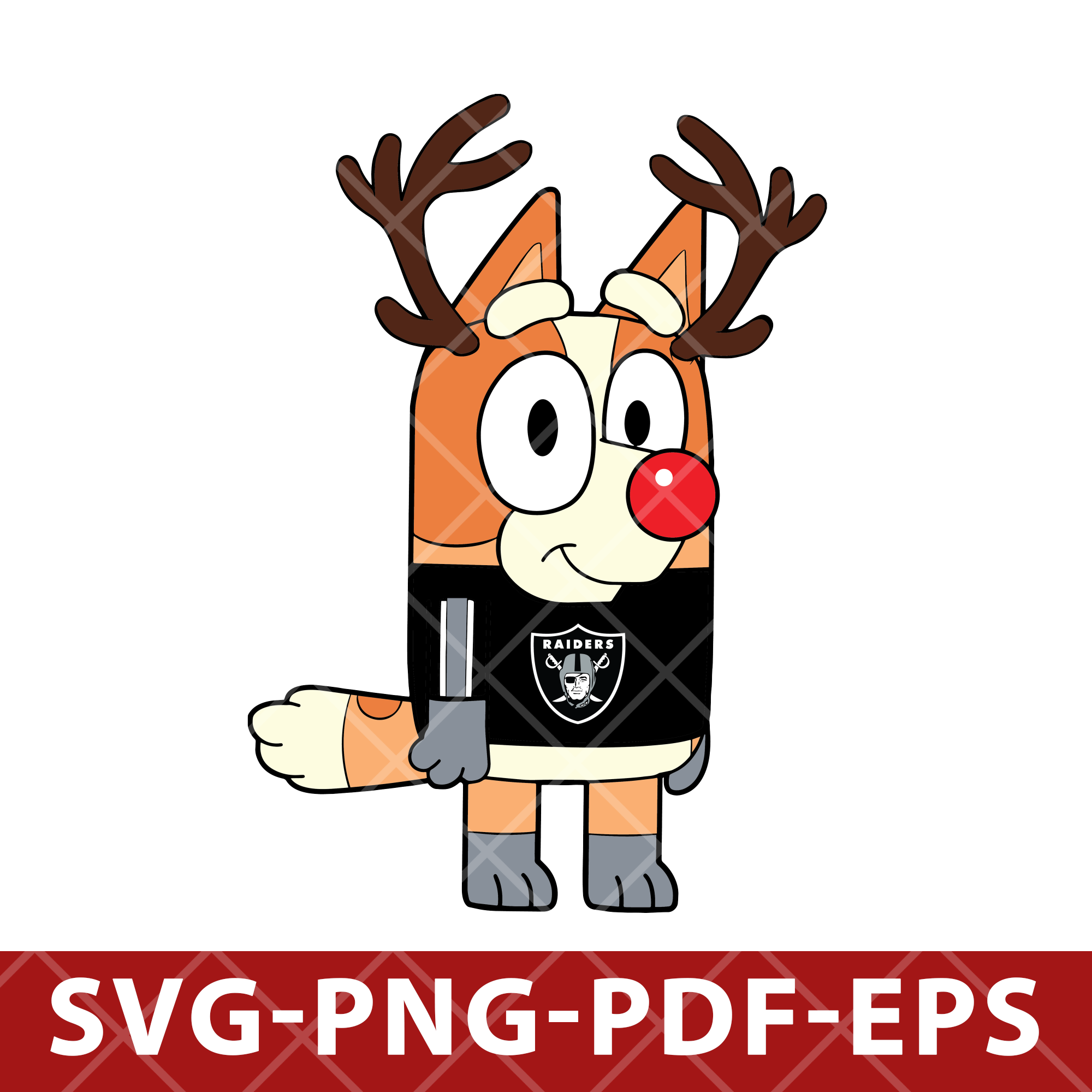 Las Vegas Raiders_bluey-011,Bluey NFL Cut Files For Cricut, | Inspire ...