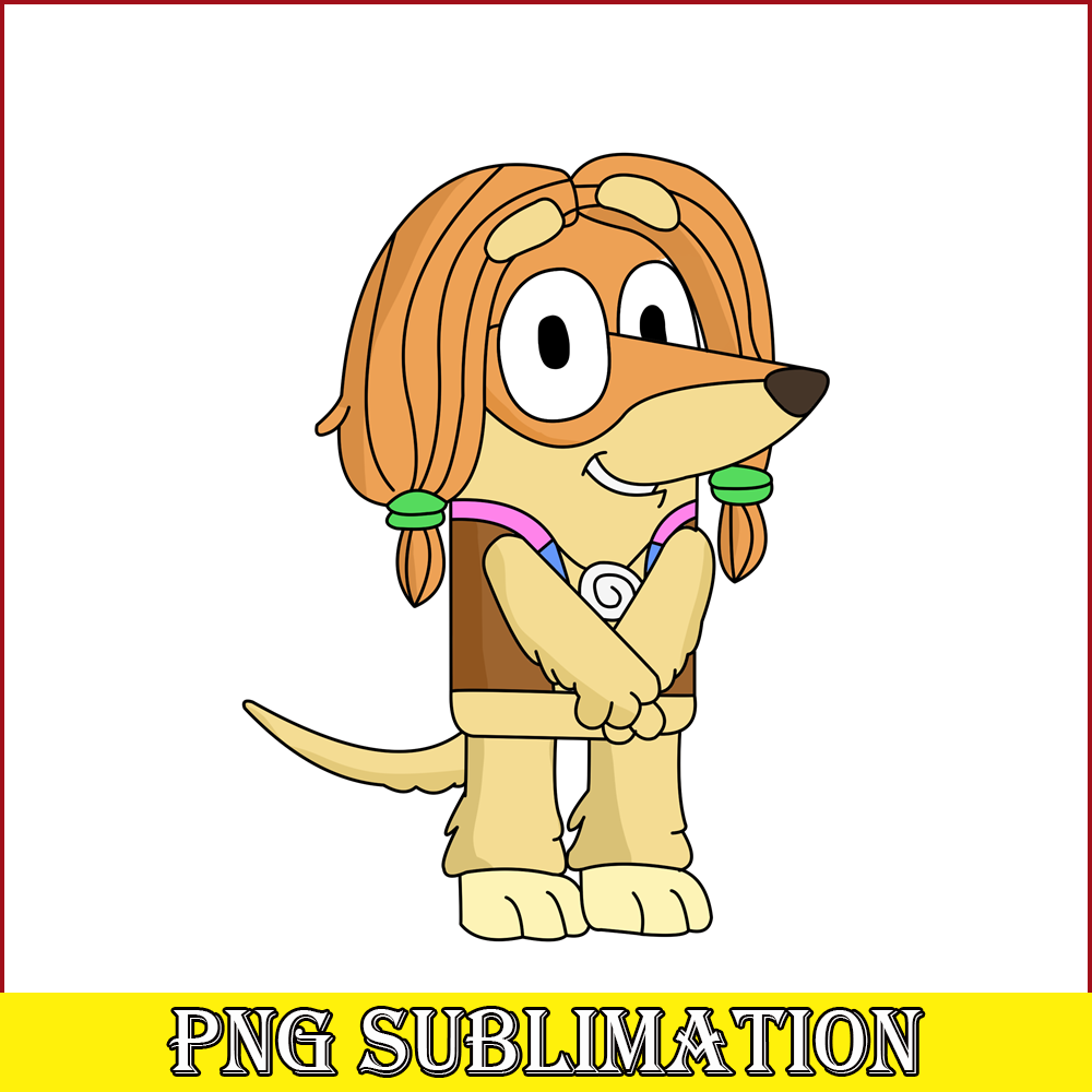 Lovely Indy PNG Indy Bluey PNG Bluey Characters PNG | Inspire Uplift