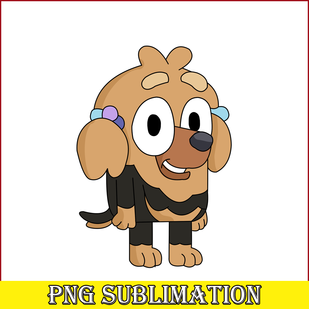 Missy Smiling PNG Missy Bluey PNG Bluey Characters PNG | Inspire Uplift