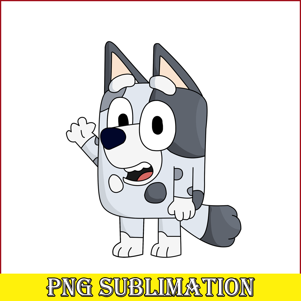 Lovely Muffin PNG Muffin Bluey PNG Bluey Characters PNG | Inspire Uplift