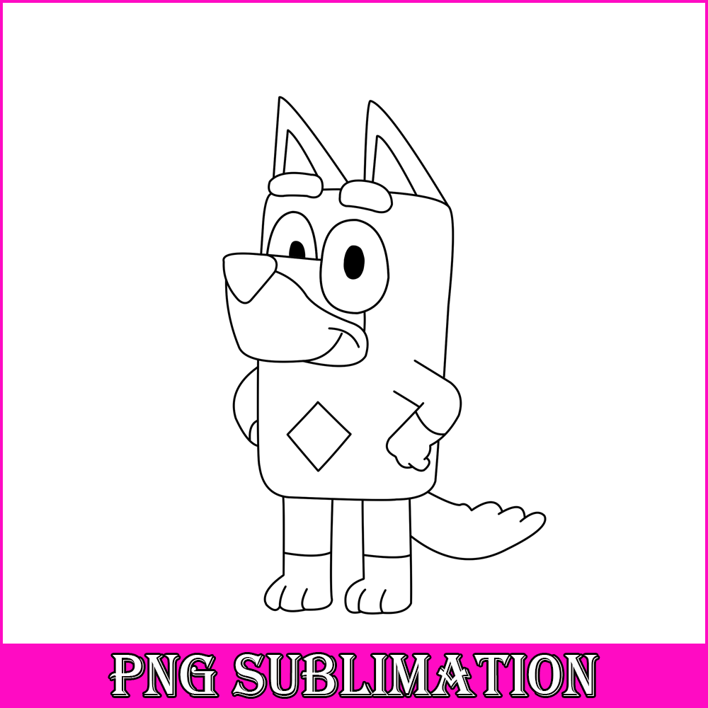 Rusty Line PNG Rusty Bluey PNG Bluey Character PNG | Inspire Uplift