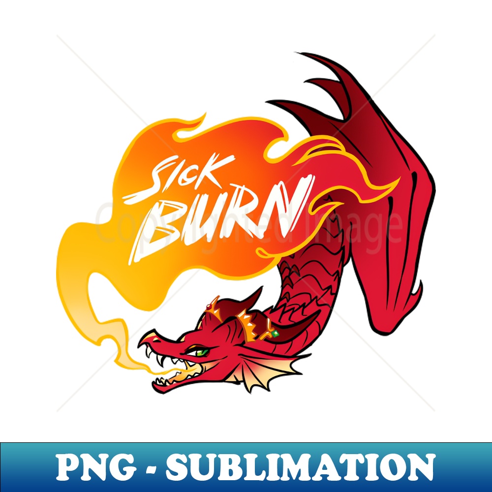 Sick Burn Red Dragon - Exclusive PNG Sublimation Download - - Inspire ...