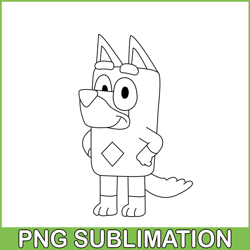 Rusty Line PNG Rusty Bluey PNG Bluey Character PNG | Inspire Uplift