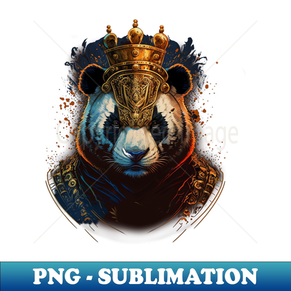 King panda - PNG Transparent Sublimation File - Bold & Eye-c - Inspire Uplift