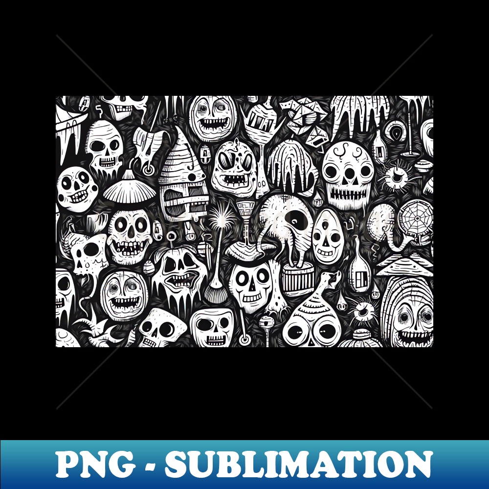 Halloween witch pattern - High-Resolution PNG Sublimation Fi | Inspire ...
